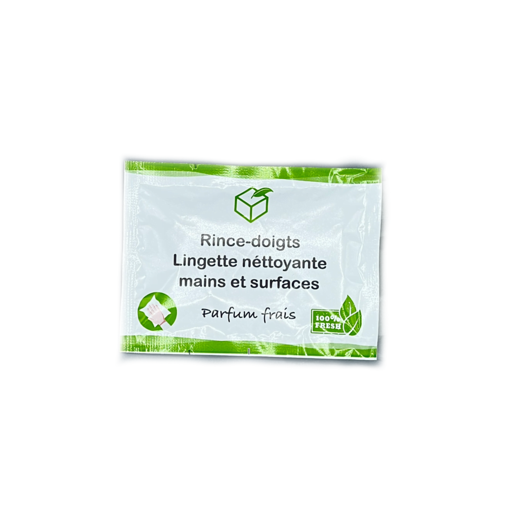 Lingettes rince-doigts - EMBALFOOD